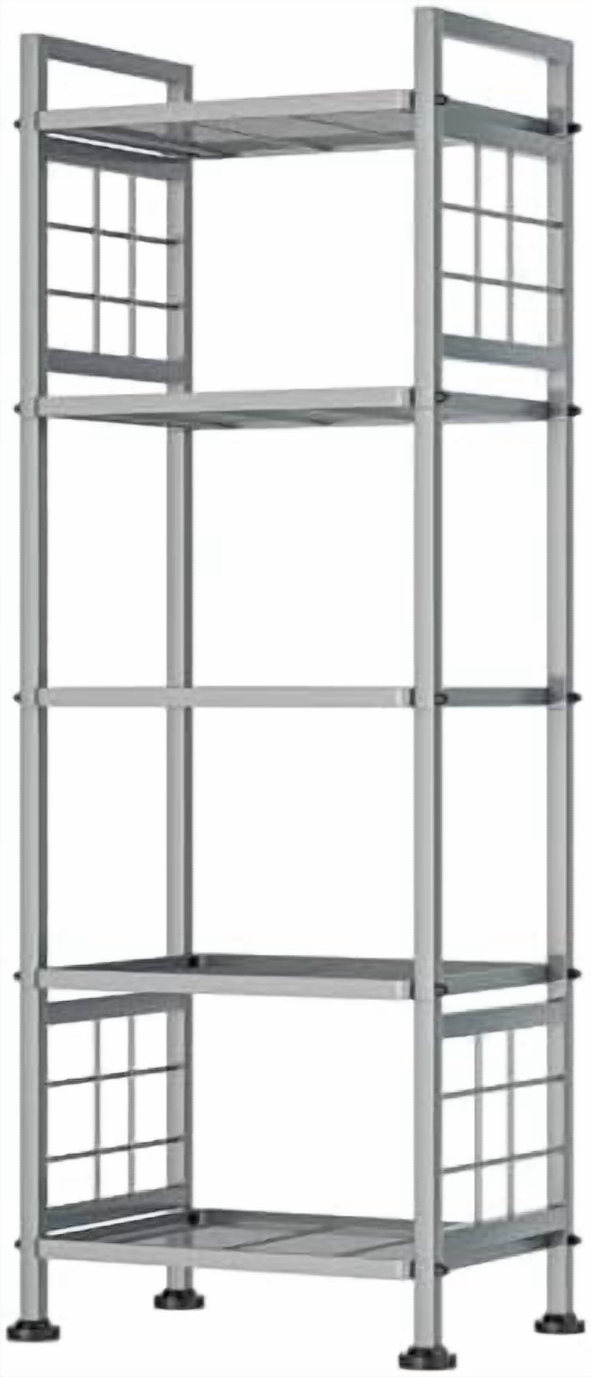 5-Wire Standing Storage Shelf, Metal Shelving Unit Pantry Rack for ...