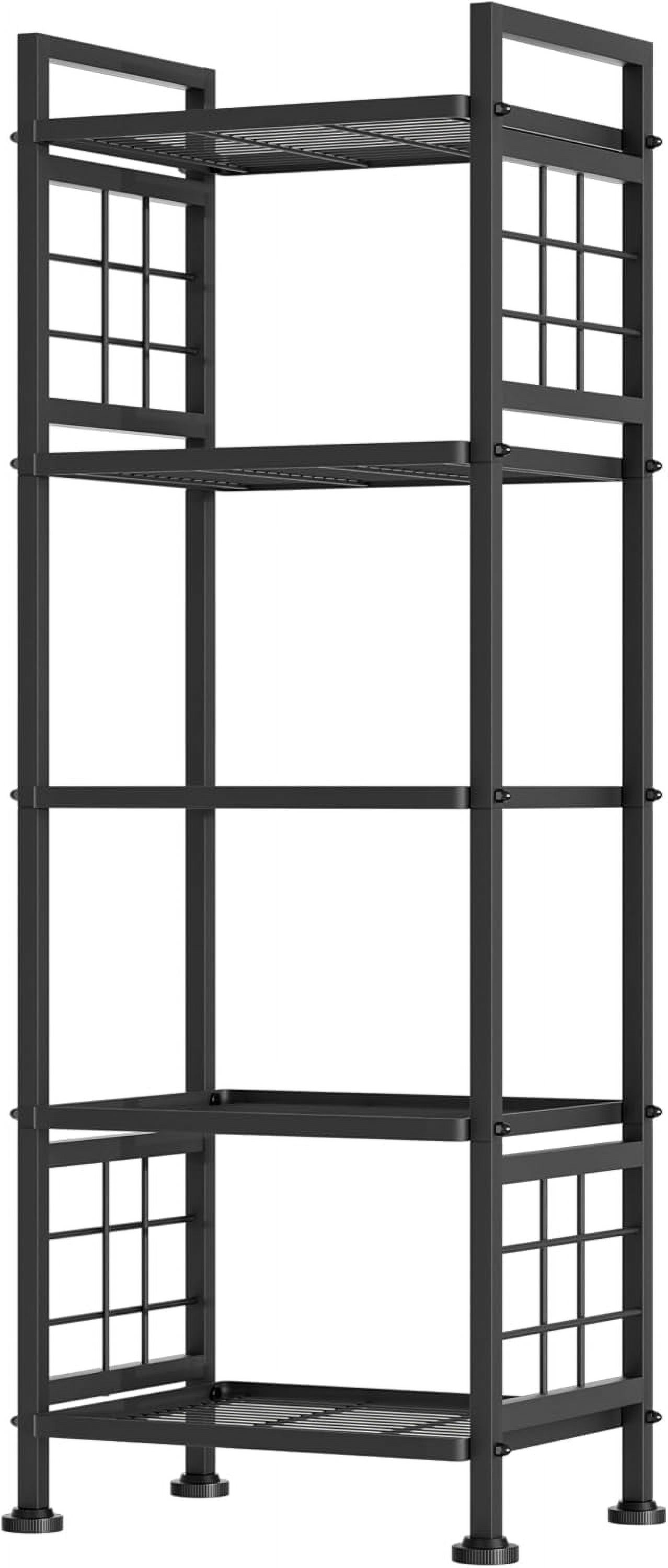 5-Wire Standing Storage Shelves, Metal Shelving Unit Pantry Rack for ...