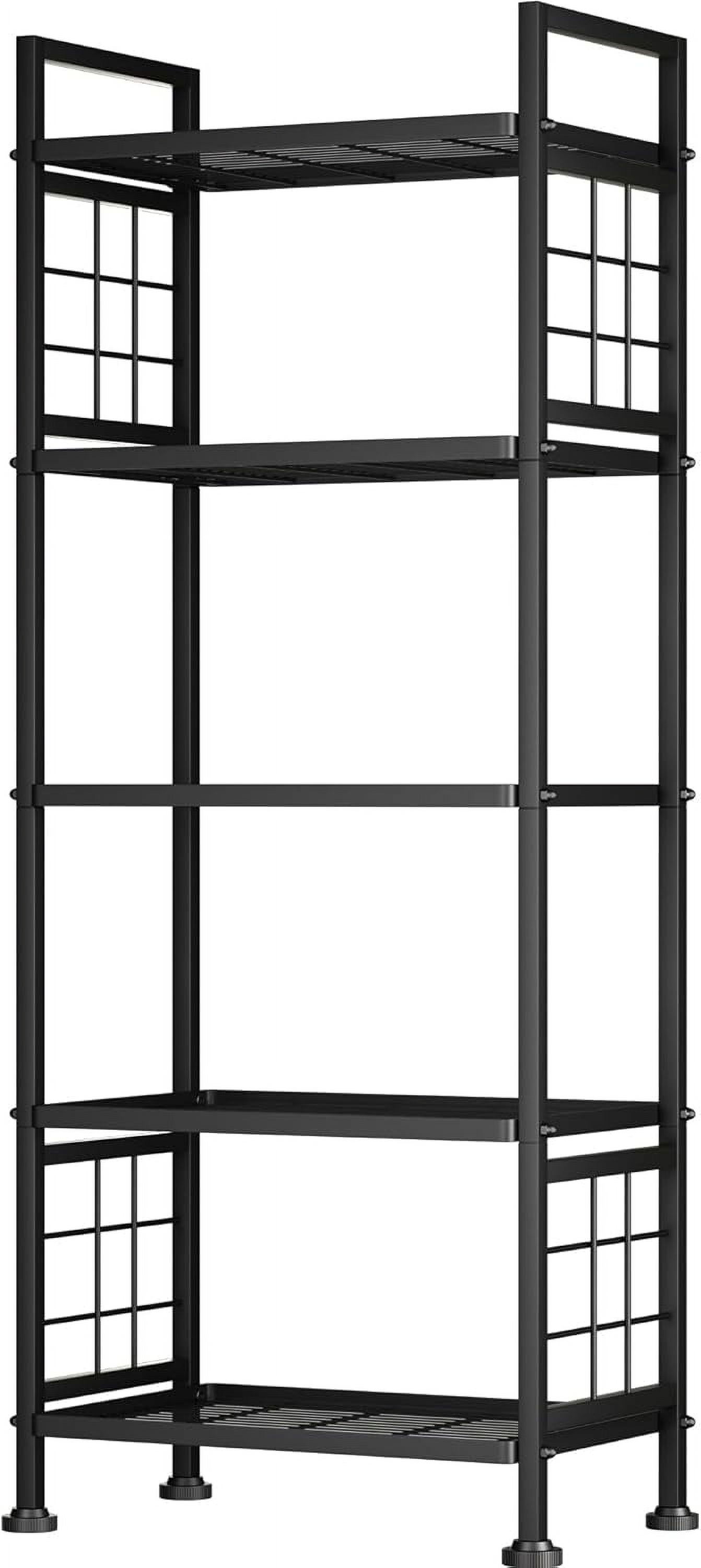 5-Wire Standing Storage Shelves, Metal Shelving Unit Pantry Rack for ...
