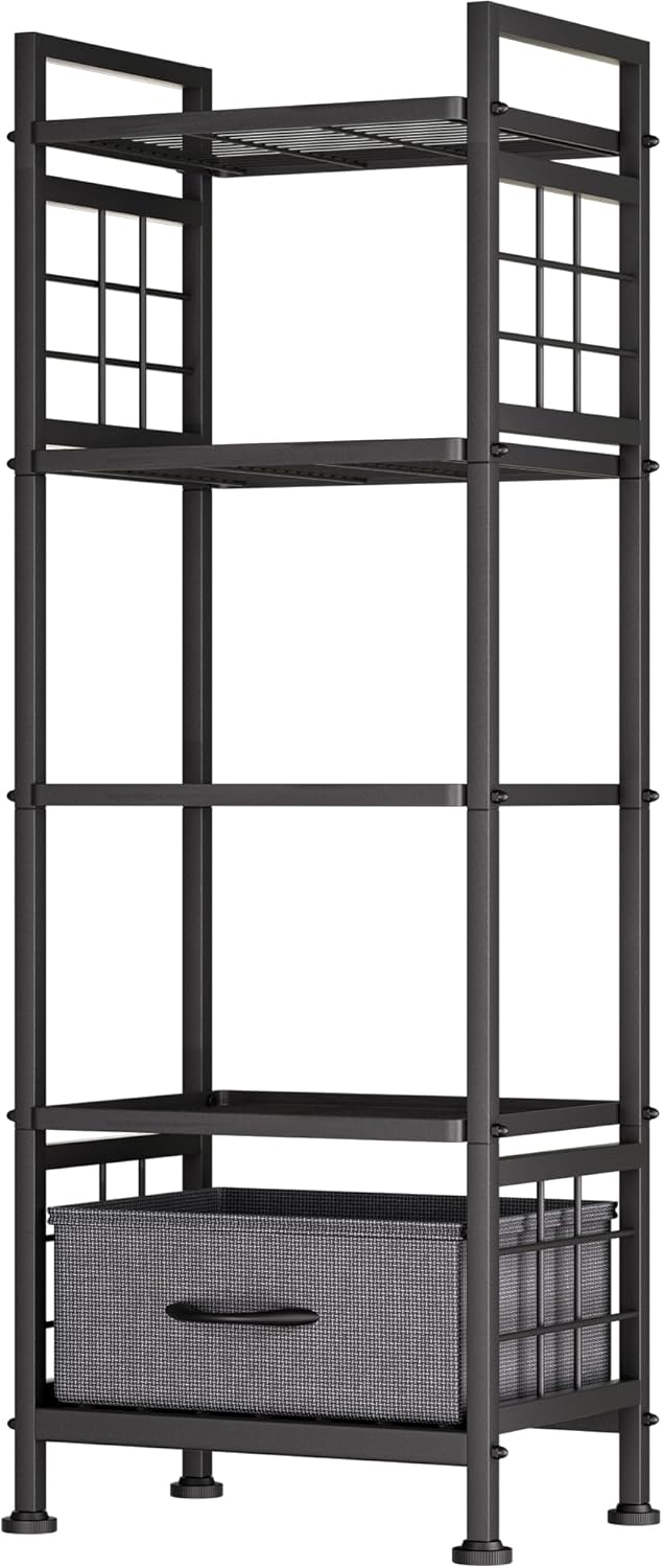 5-Wire Standing Storage Shelves, Standing Storage Shelf Units with ...