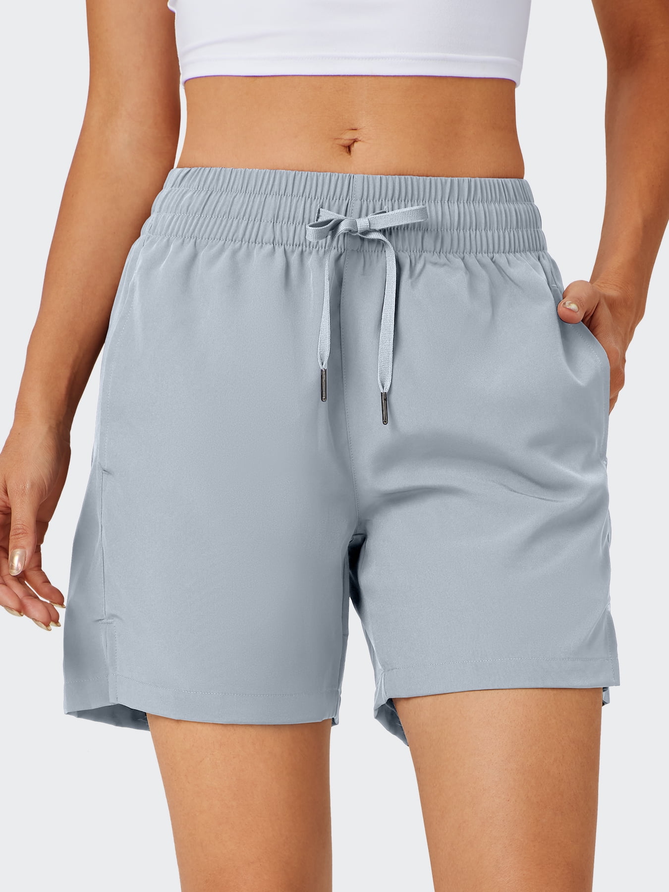 5" Womens Athletic Running Shorts Lightweight Quick Dry Basic Shorts ...
