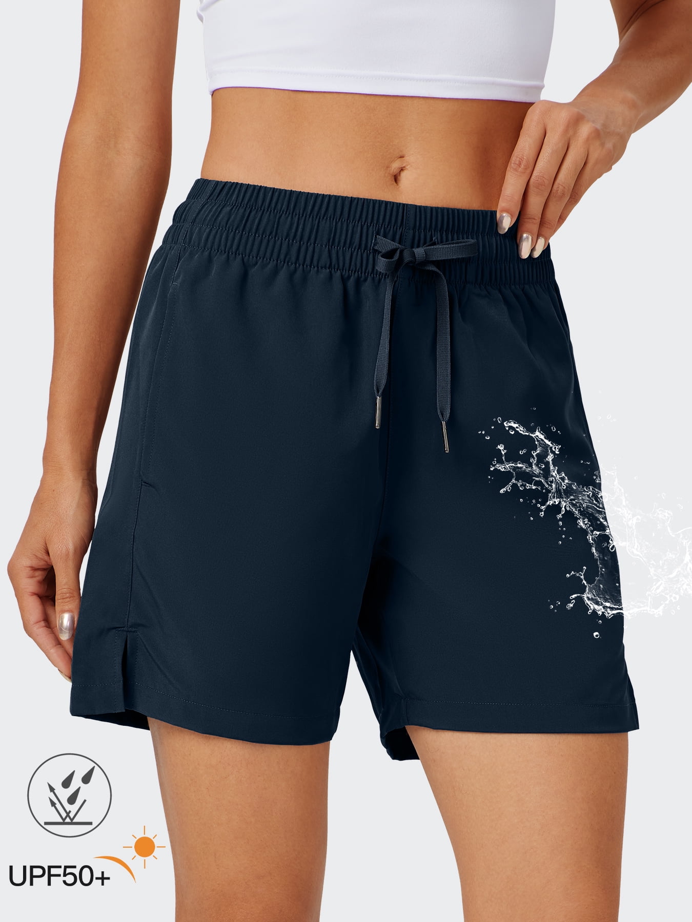 5" Womens Athletic Shorts Basic Running Shorts Lightweight Quick Dry ...