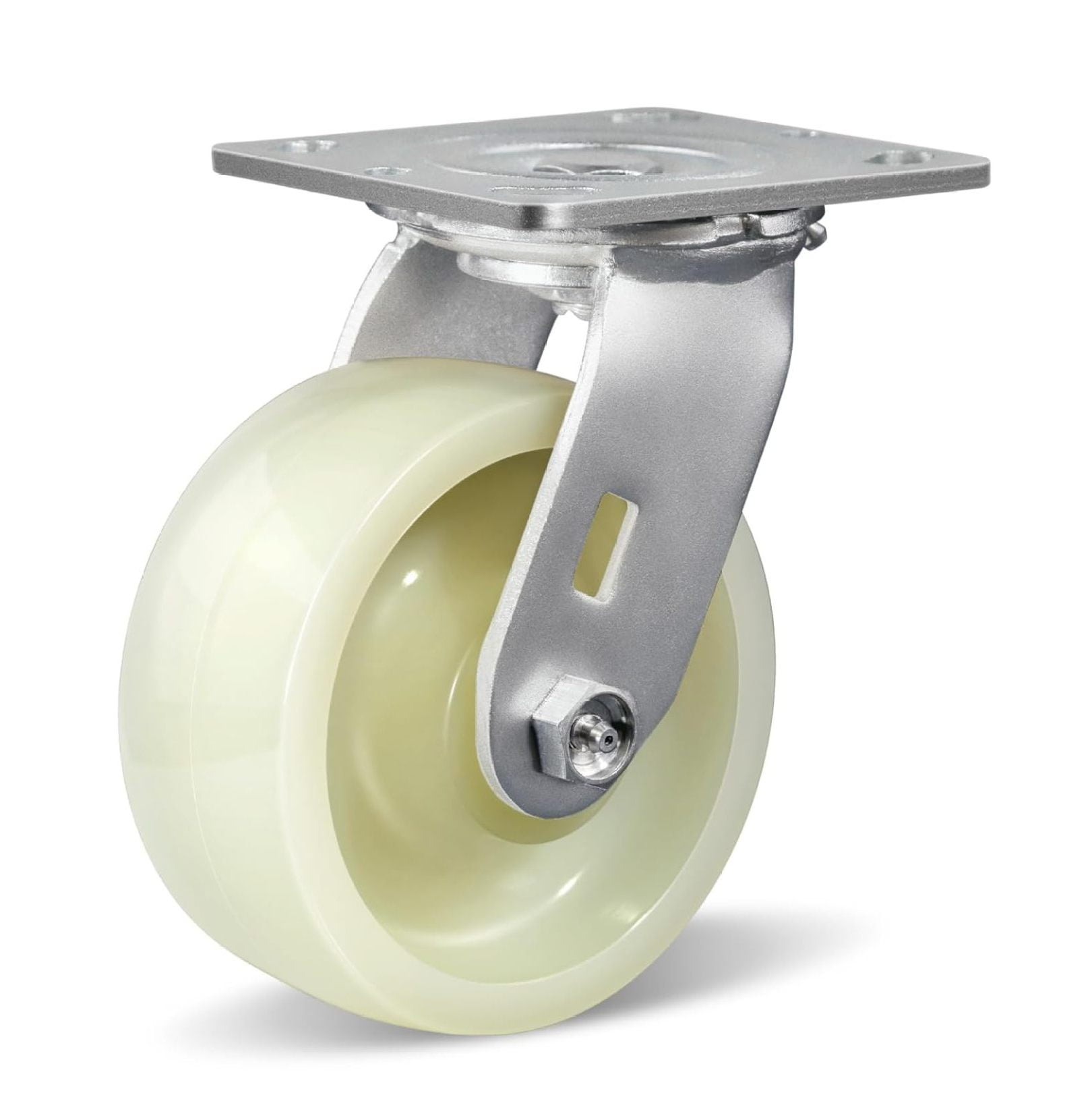5" X 2" Heavy Duty Casters- Solid Nylon Caster Wheels for Food ...