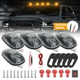 Tail Lights For Dodge Ram 2500 5X Amber Led Smoke Cab Roof Running Top ...