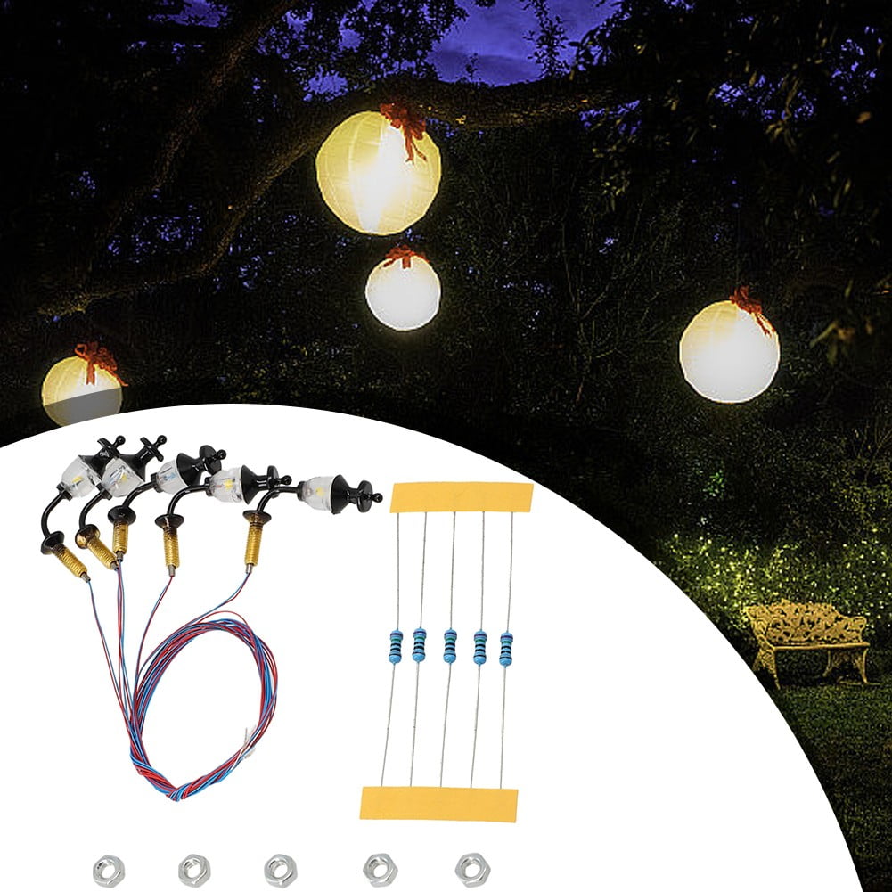5 X O Scale Antique Street Bracket Light Model Wall Lamp Posts Led ...