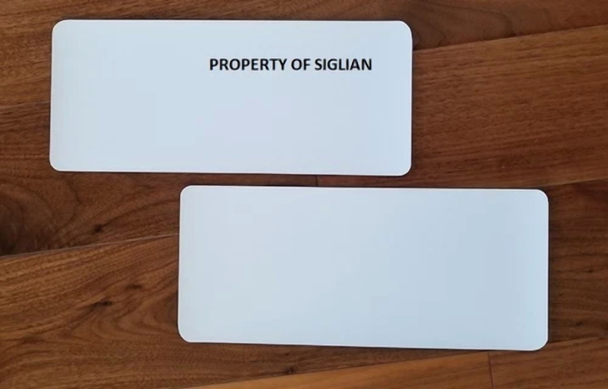 5"X12" Blank Magnet Bumper Car Sticker Sign 30 Mil - Machine Cut (2 ...