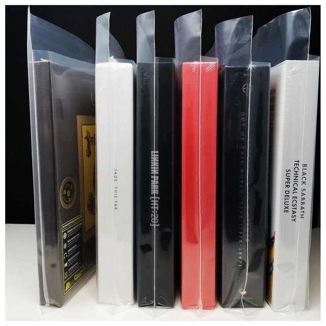 5 XL Box Set Outer Sleeves Fits 6-8 LP Vinyl Record Albums 15" with ...