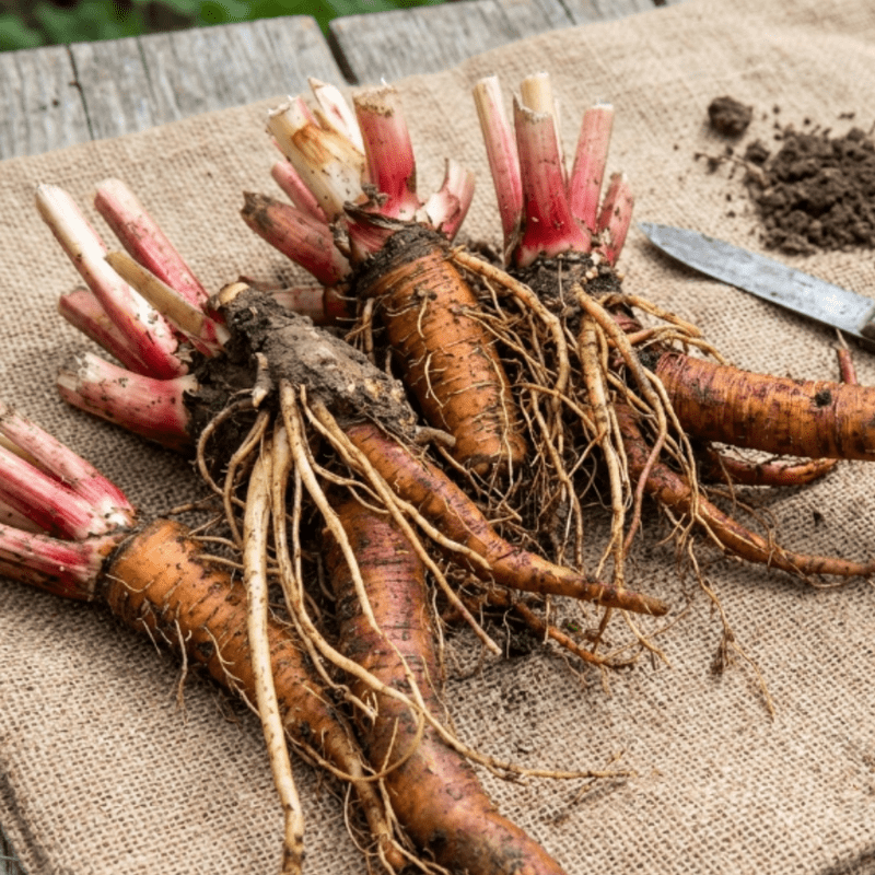 5 XL Size Rhubarb Roots for Planting, High Yield Rhubarb Plants Live ...