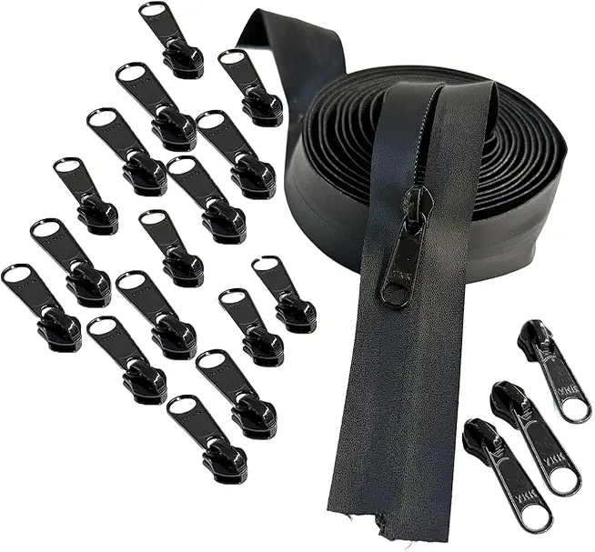 #5 YKK AquaGuard Water Resistant Coil Continuous Zipper Chain by The ...