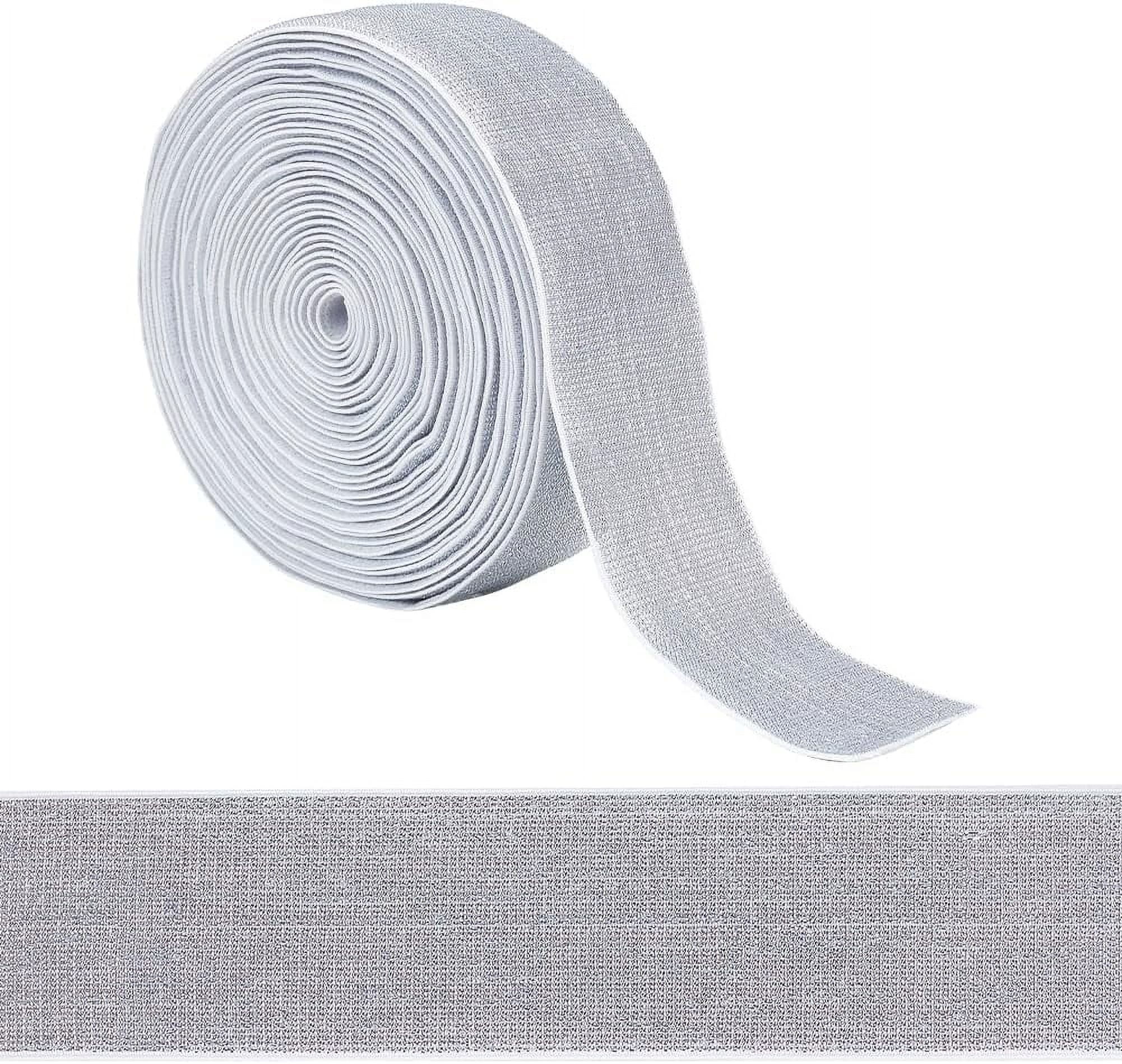 5 Yard×2 Inch Wide Gainsboro Metallic Elastic Bands Soft Glitter ...