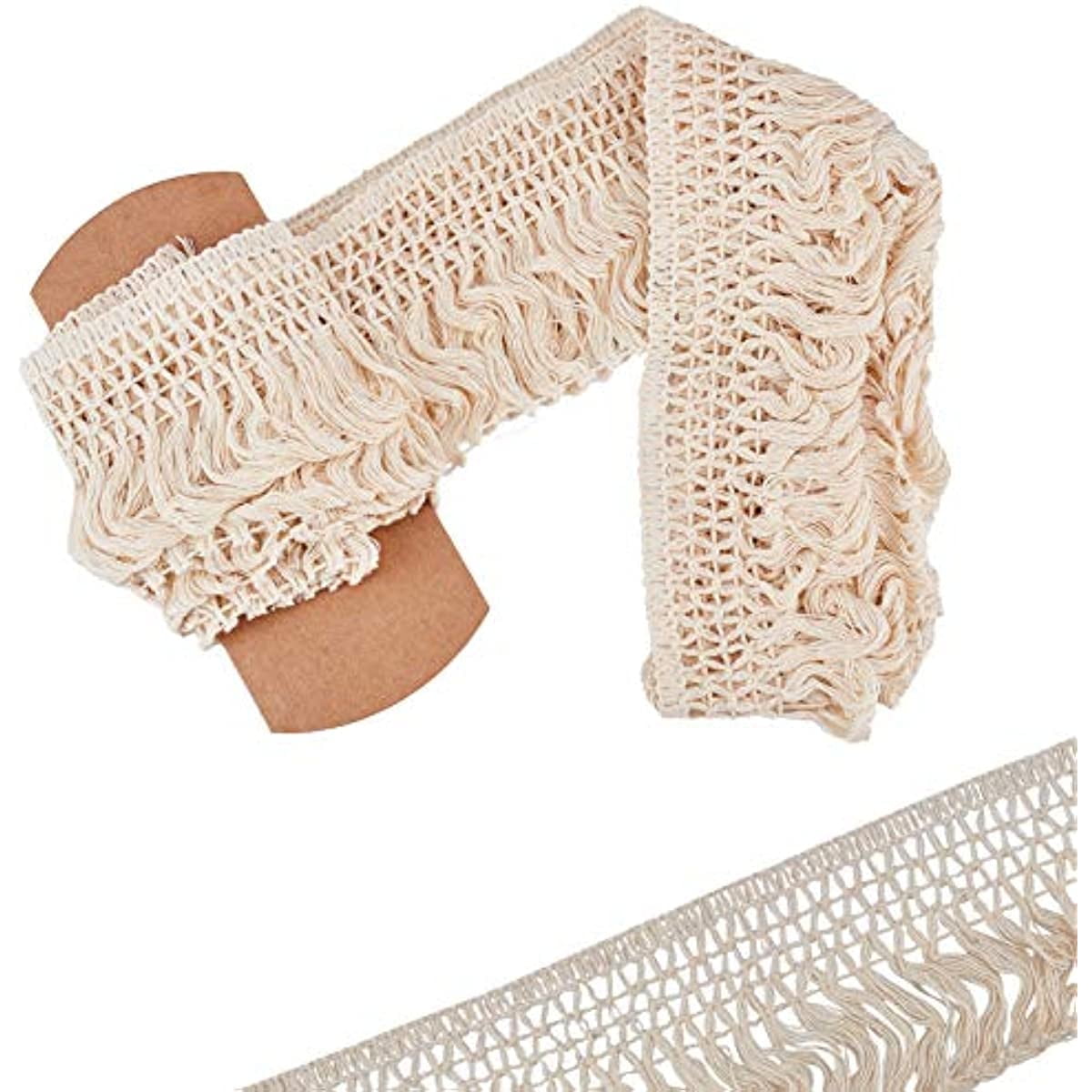 5 Yards Cotton Tassel Fringe Trim Lace Trim Ribbons for Sewing Crafts ...