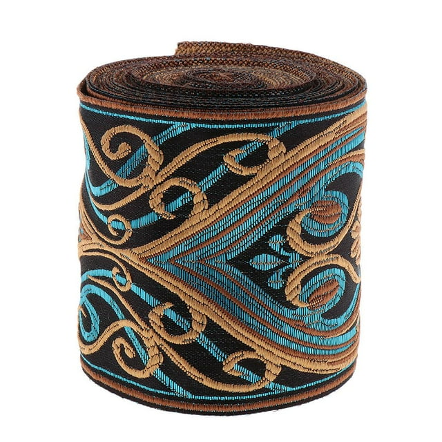 5 Yards, Jacquard, Material, Fabric Ribbon, Tailor Applique Lace ...