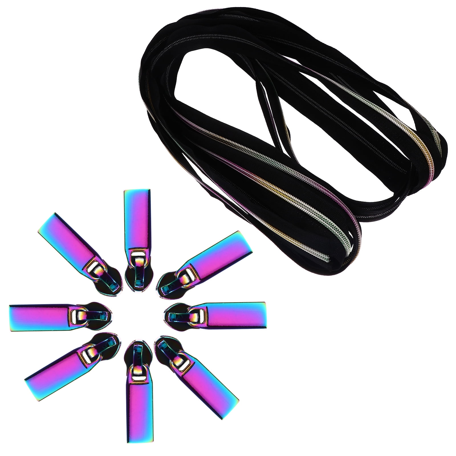 5 Yards Labels Clothing Repair Pull Tabs Nylon Zipper Teeth Piece ...