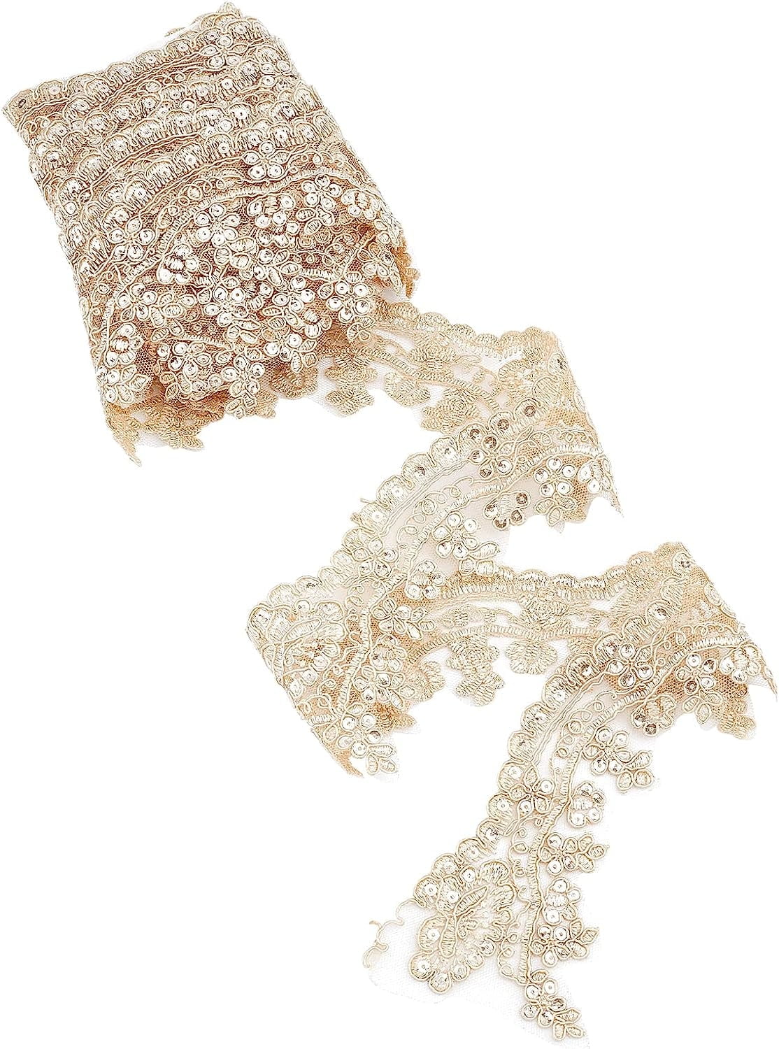 5 Yards Lace Trim 3.15 Inch Wide Sewing Lace Ribbon Edging Trimmings ...