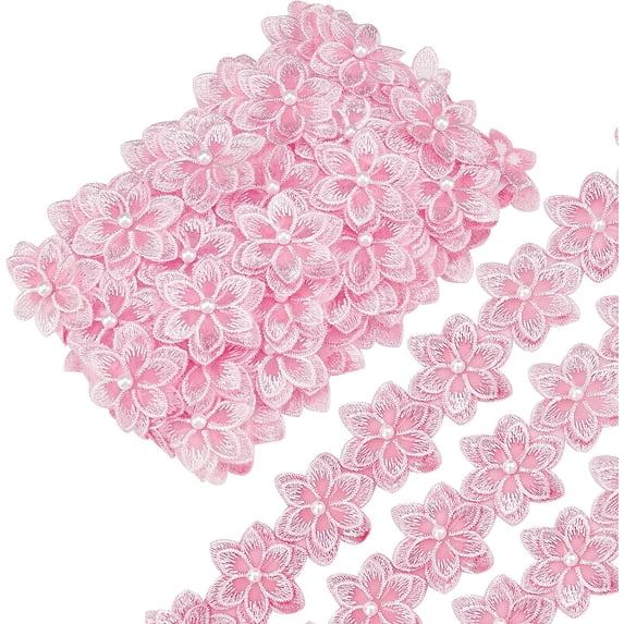 5 Yards Organza Lace Embroidery Costume Accessories Applique Patch ...