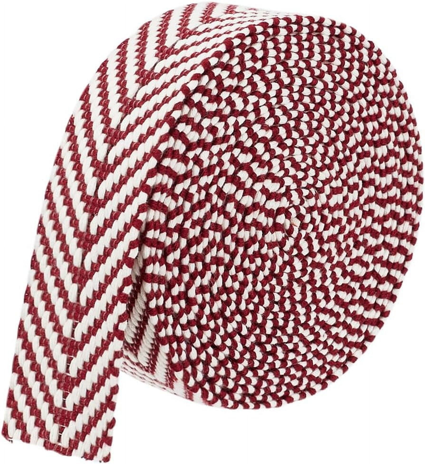 5 Yards Polycotton Webbing 1-1/2 inch Wide Dark Red Jacquard Ribbons ...