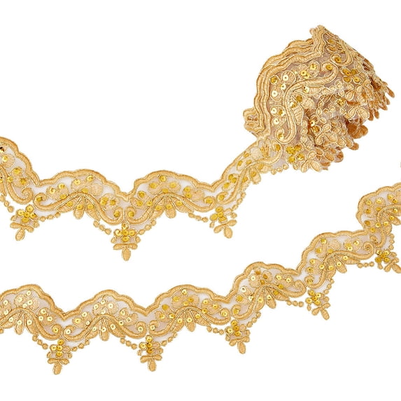 5 Yards Polyester Lace Ribbon Wave Edge Lace Trim Clothes Accessories ...