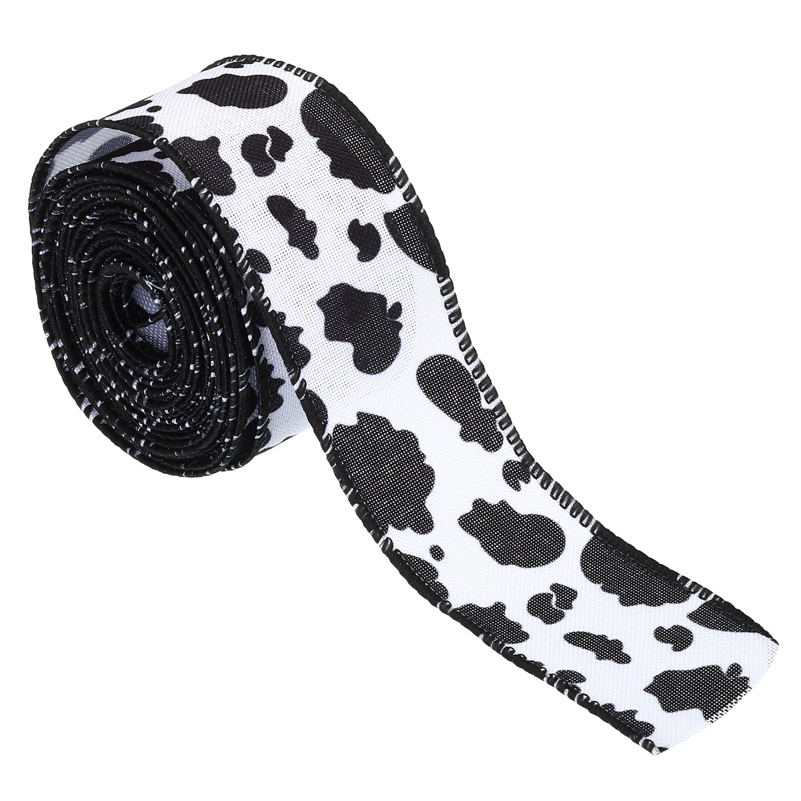 5 Yards Ribbon for Gift Wrapping, 1pcs 40mm (1.57inch) Cow Print ...