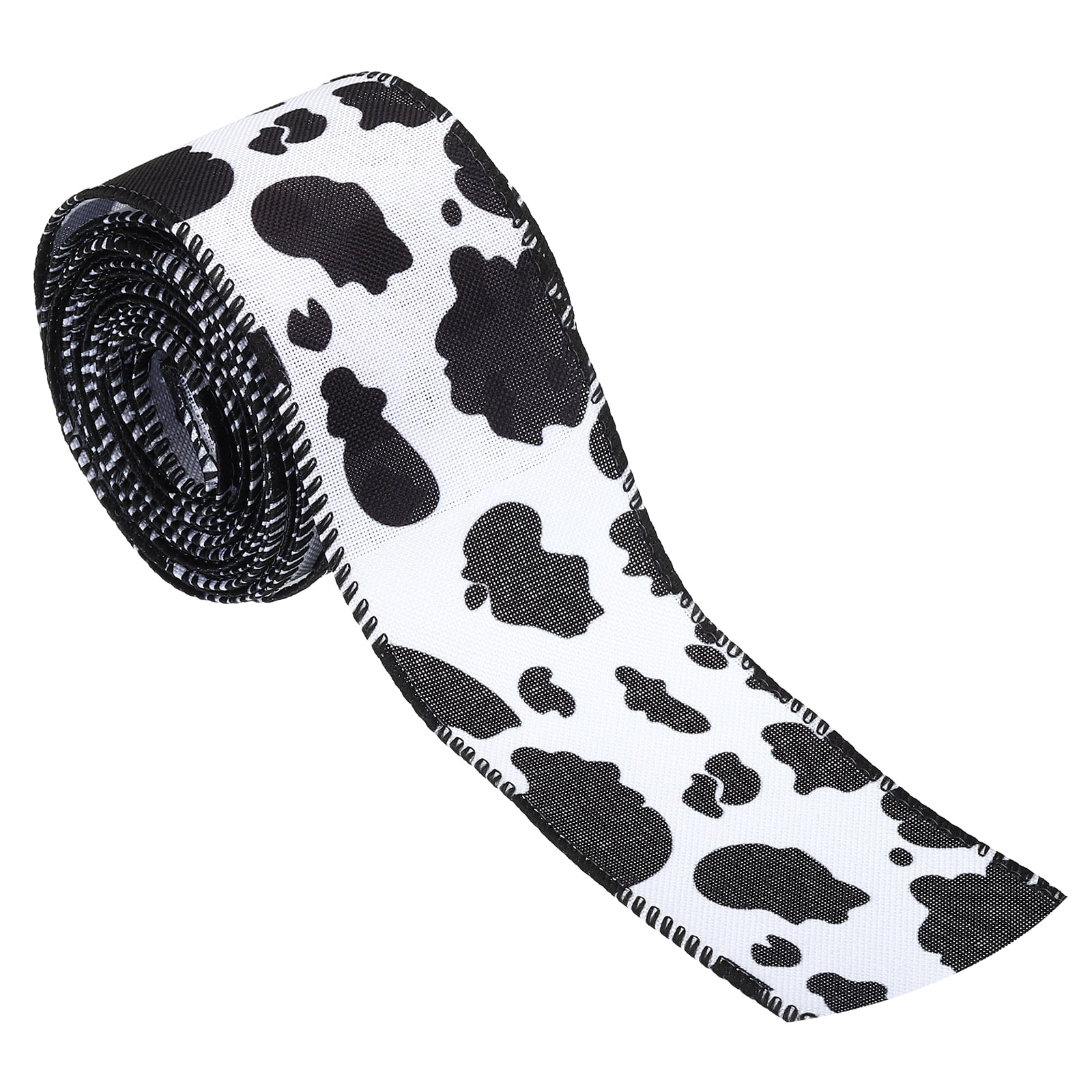 5 Yards Ribbon for Gift Wrapping, 1pcs 50mm (2inch) Cow Print Ribbons ...