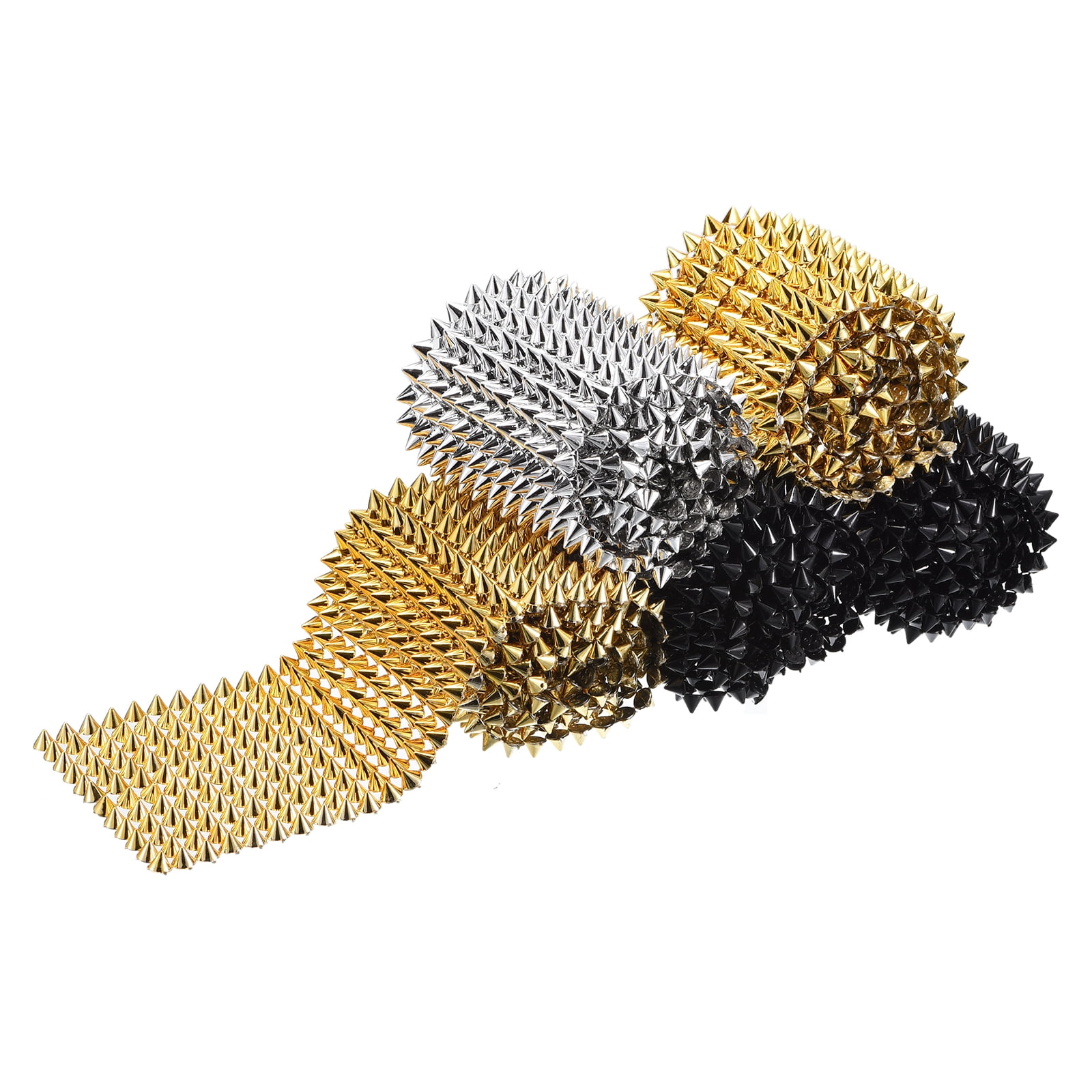 5 Yards Sew Stitch On Spike Stud Cone Rivets DIY Flatback Punk Studs ...