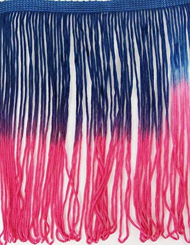 5 Yards Tie-Dye Ombre Multicolor Chainette Thread Yarn Tonal Loop ...