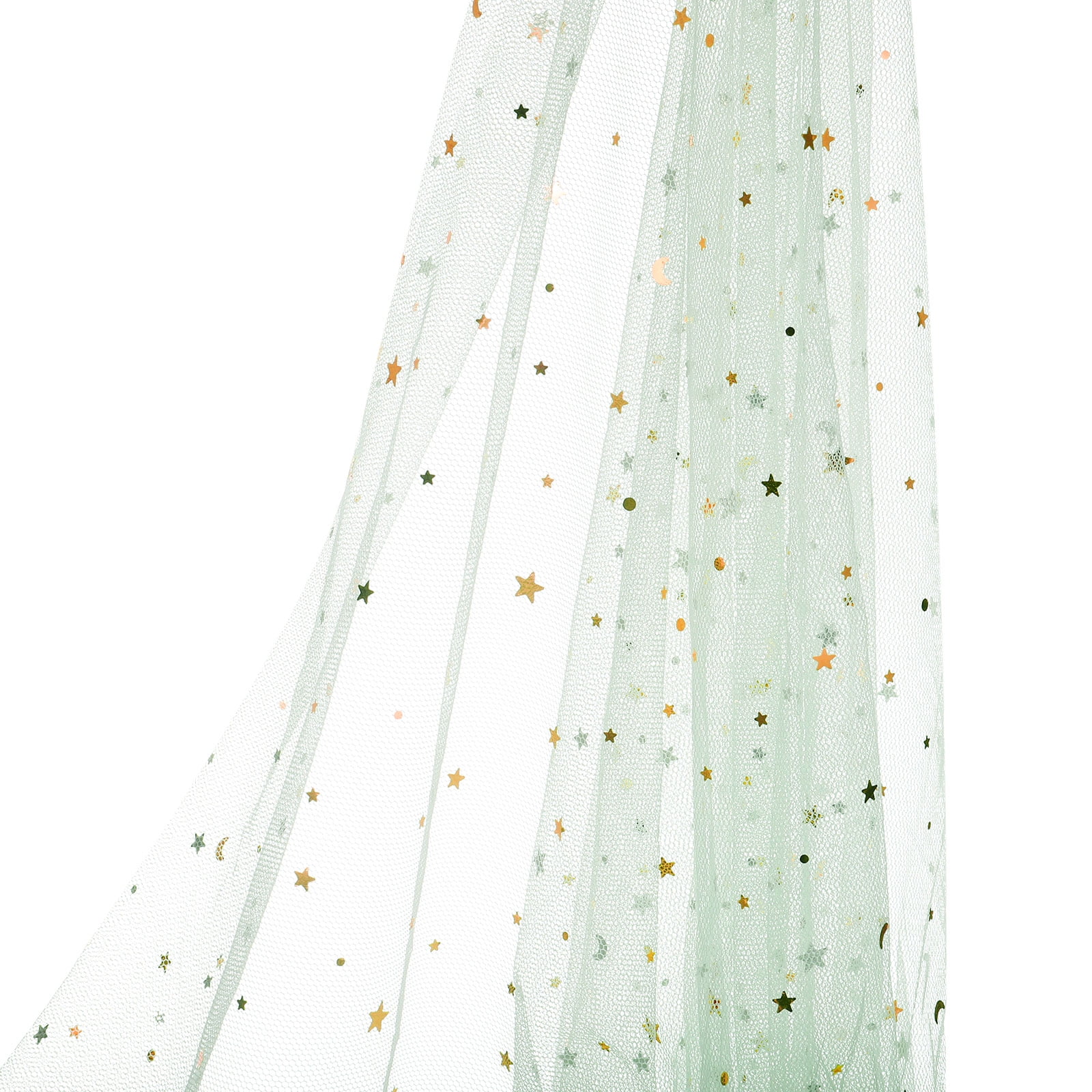 5 Yards Tulle Fabric, 63inch Glitters Tulle Fabric Rolls Sequin Ribbon ...