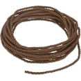 5 Yards Twisted Rope Trim, 3mm/0.12 in Coffee Soft Polyester Silk Cord ...