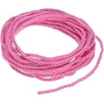 5 Yards Twisted Rope Trim, 3mm/0.12 in Dark Pink Soft Polyester Silk ...