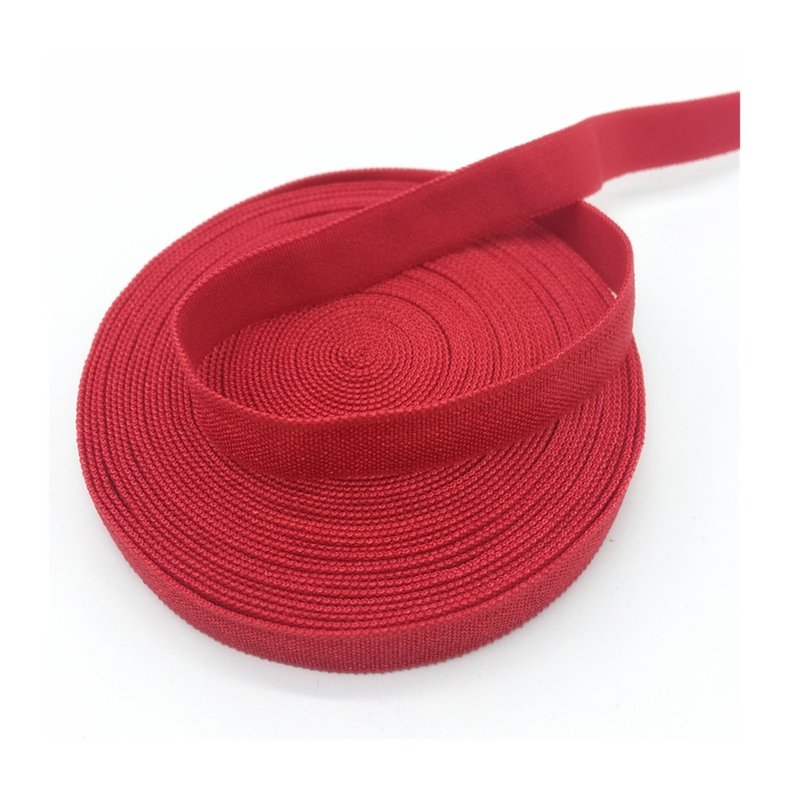 5 Yards/lot 3/8"10mm Light red Solid FOE Fold Over Elastics Spandex ...