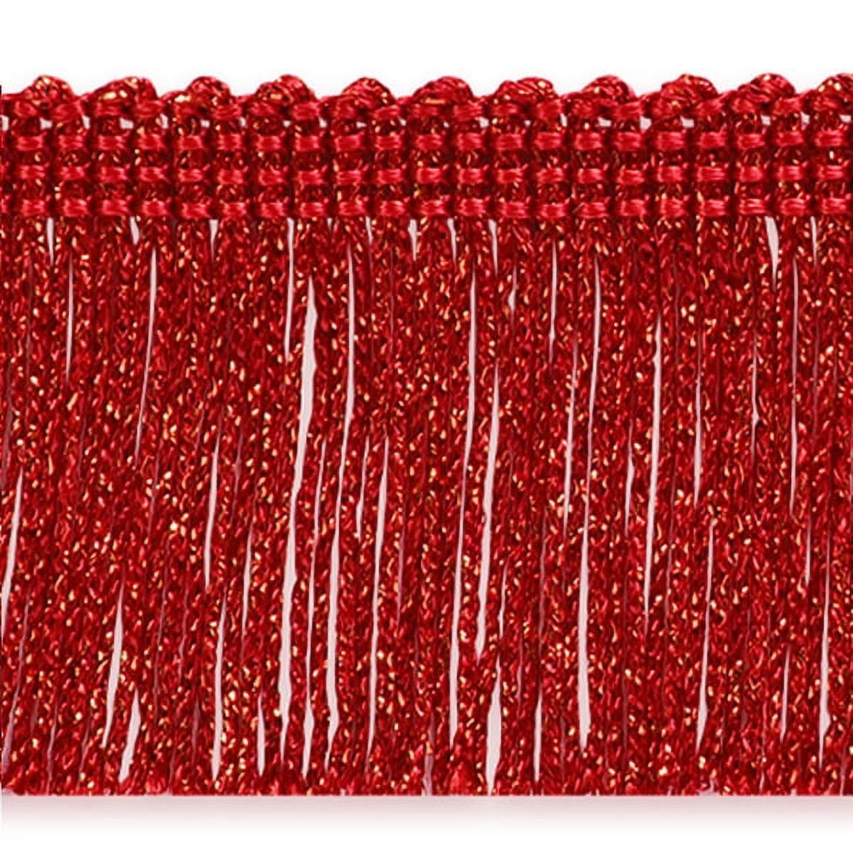 5 Yards of 2" Metallic Chainette Fringe Trim - Walmart.com