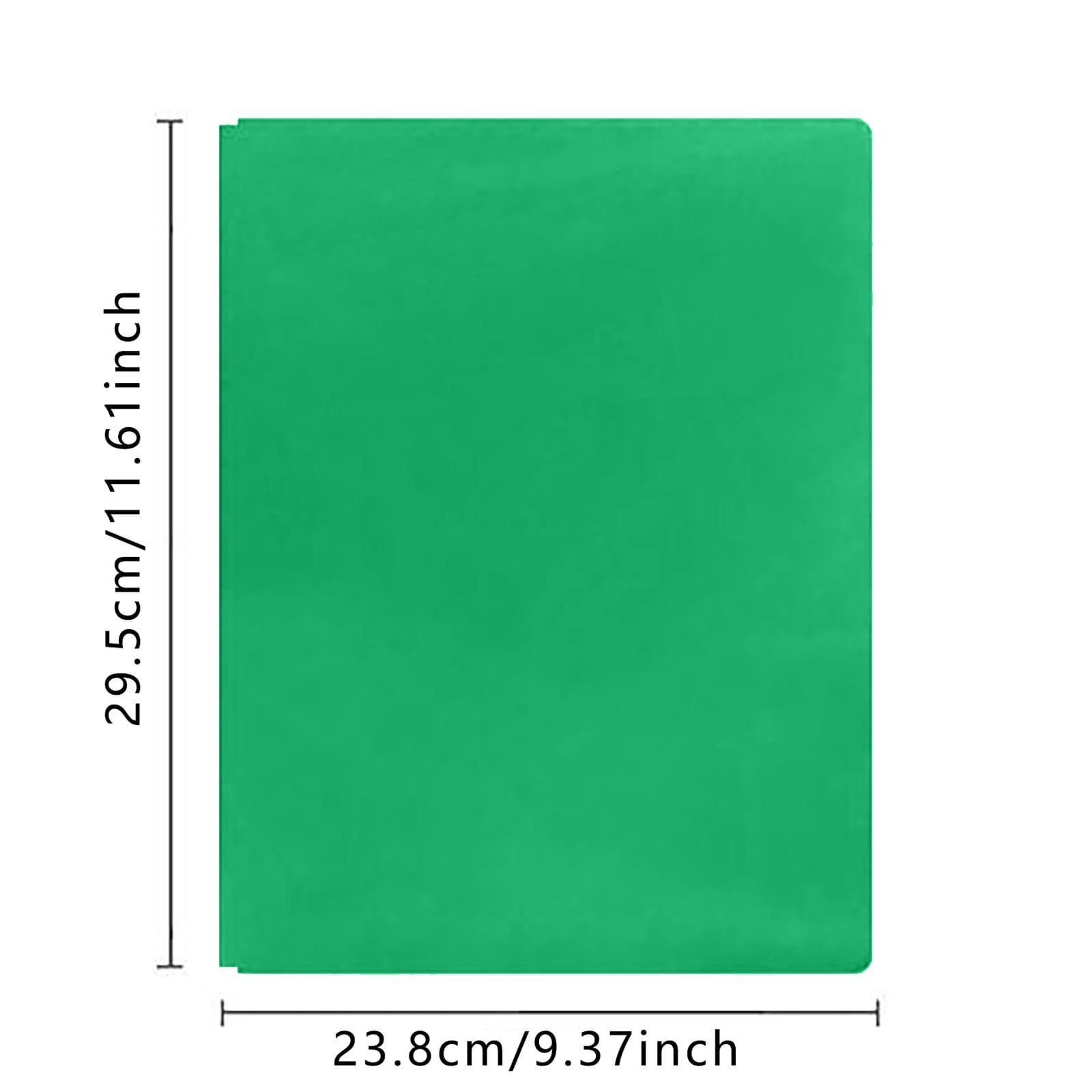 Under $5 Zlezpi Transparent Colored Folder (No Hole on The Left, Hole ...