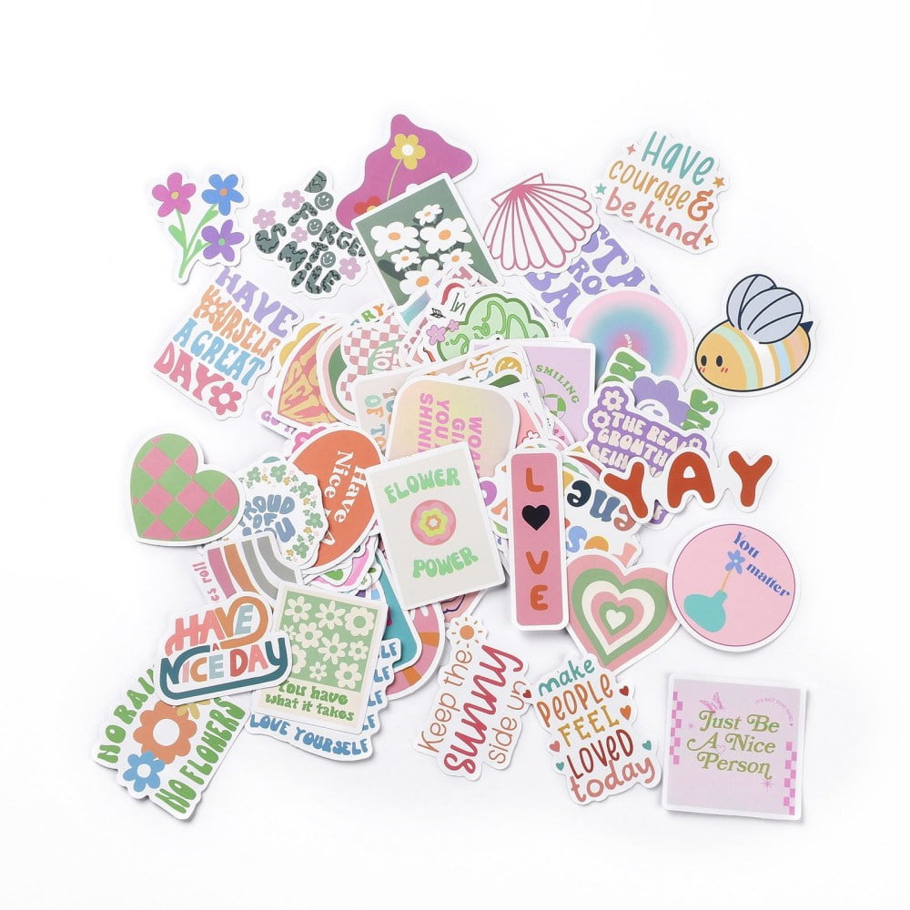 5 bag Cartoon Danish style Vsco Paper Stickers set Adhesive Label ...