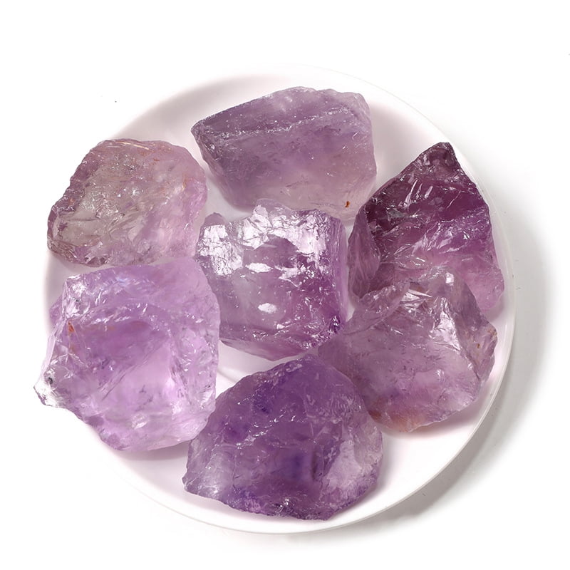 5 bag Natural Rough Raw Amethyst Display Decorations Reiki Stones for ...