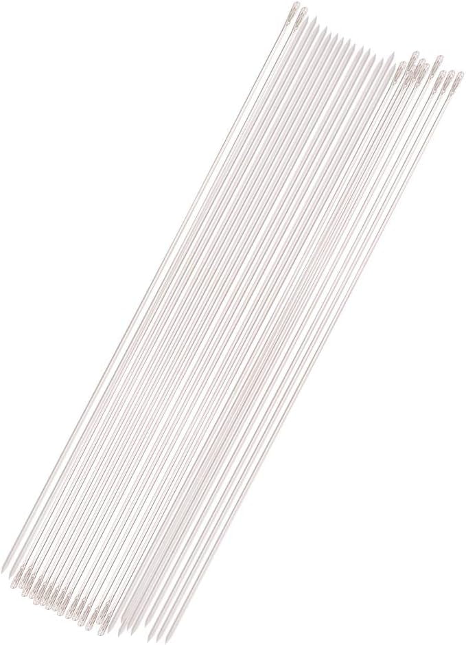 5 bag Tarnish Resistant Steel Beading Needles Stainless Steel color ...