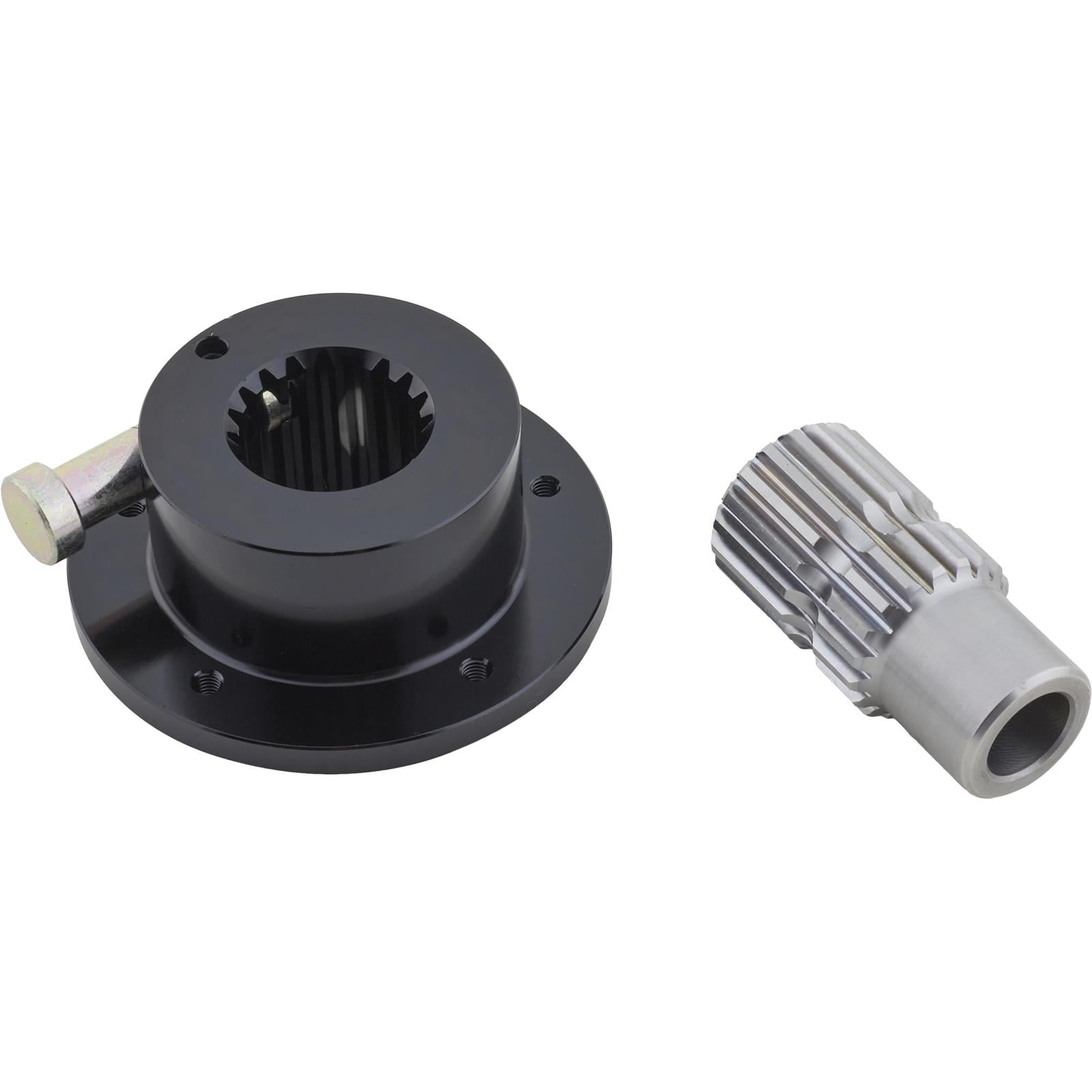 5-bolt Black Quick Release Steering Wheel Hub Splined, 5/8" shaft ...