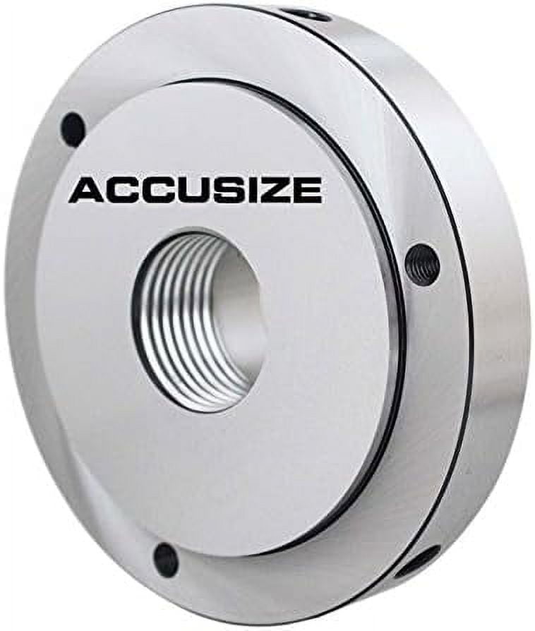 5'' by 1-1/2'' To 8 Semi Finished Threaded Back Plate for 5C Collet ...