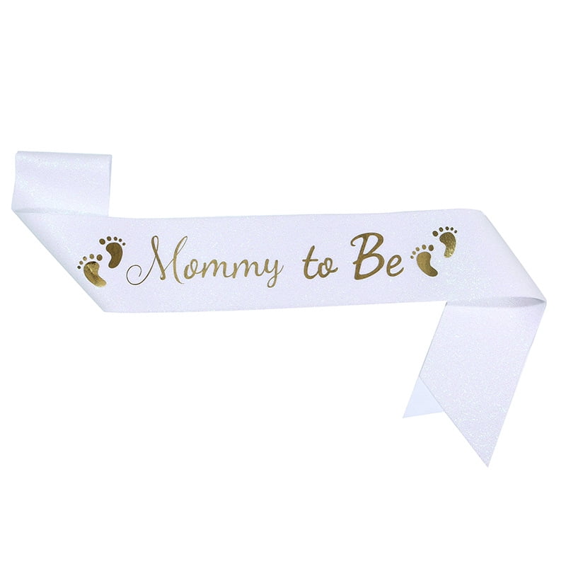5-color glitter mommy to be mother-to-be father shoulder strap ...