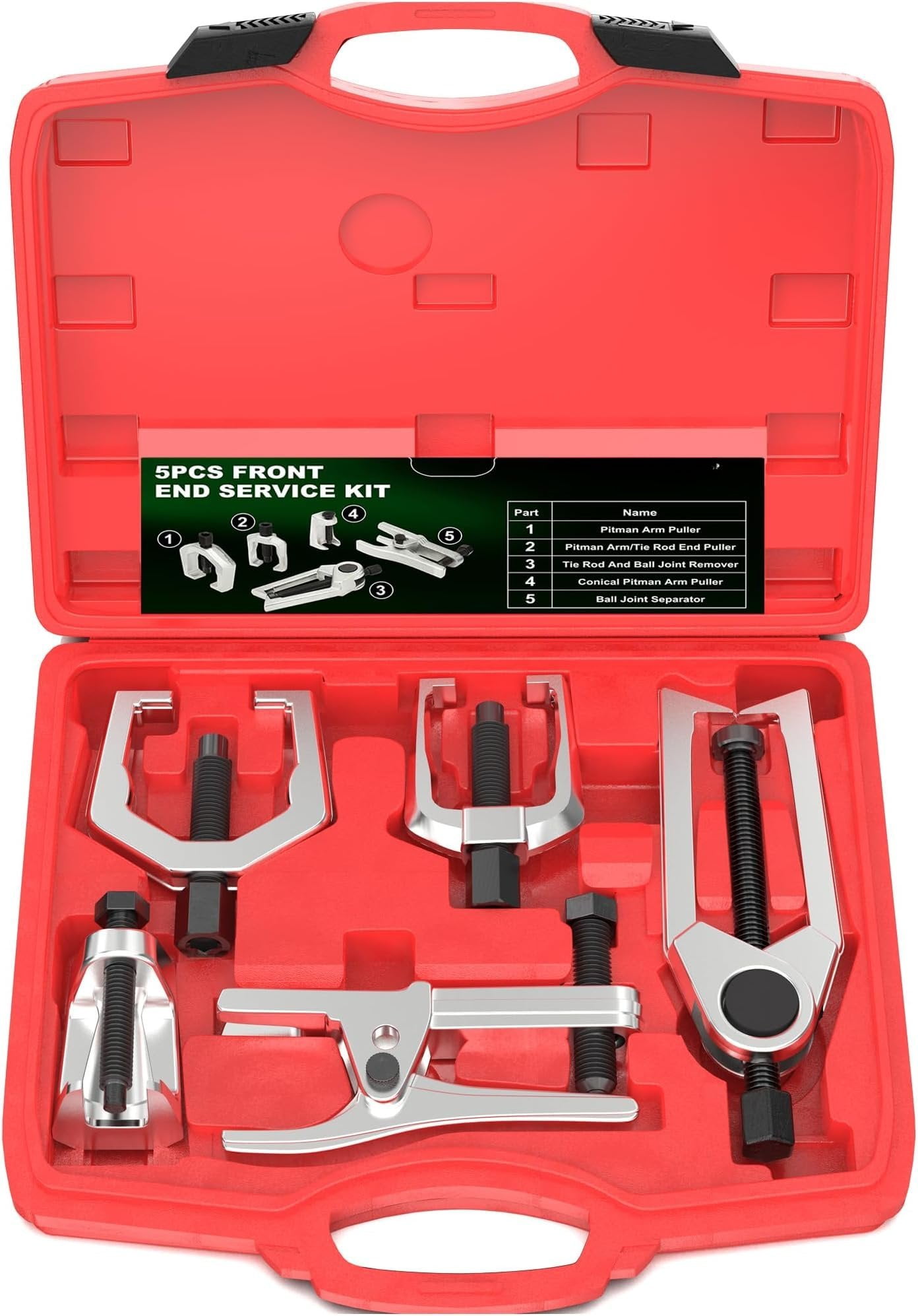 5 count Ball Joint Separator Pitman Arm Puller, Tie Rod End Tool for ...