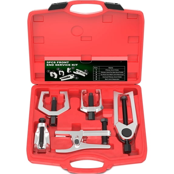 5 count Ball Joint Separator Pitman Arm Puller, Tie Rod End Tool for ...