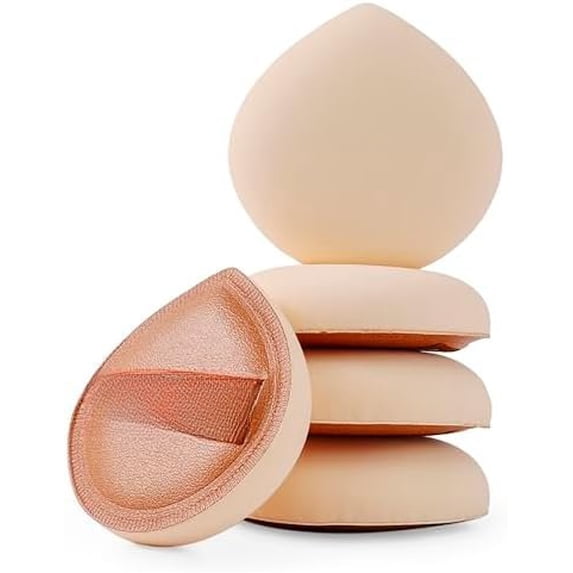 5 count Brown Sponge For Foundation Concealer And , Latex Blender ...