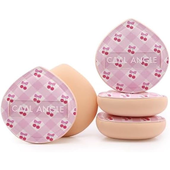 5 count Cherry Sponge For Foundation Concealer And , latex Blender ...