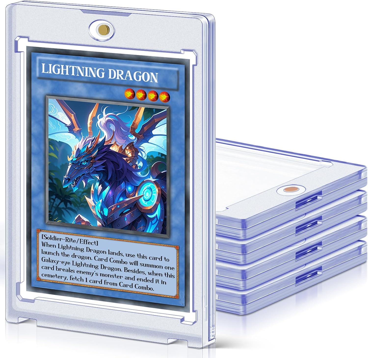 5 ct Magnetic Card Holders for Trading Cards, 35 pt Hard Cards Sleeves ...