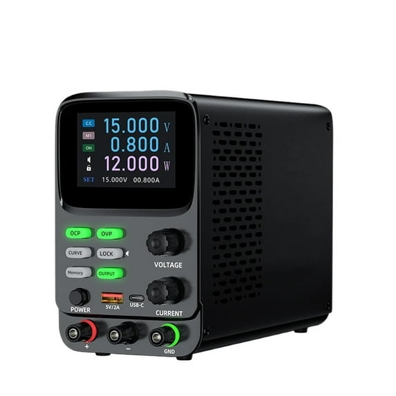 5-digit Display Lab DC Adjustable Power Supply Bench Power Supply ...