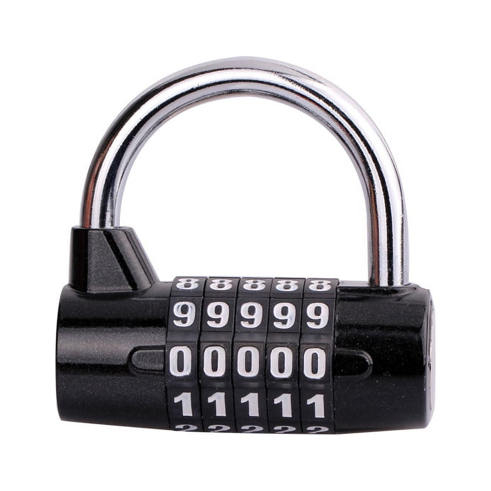 5-digit combination padlock, suitable for gym lockers and tool boxes ...