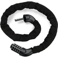 HKEEY Bike Chain Lock, 5-Digit Resettable Combination, Anti-Theft ...