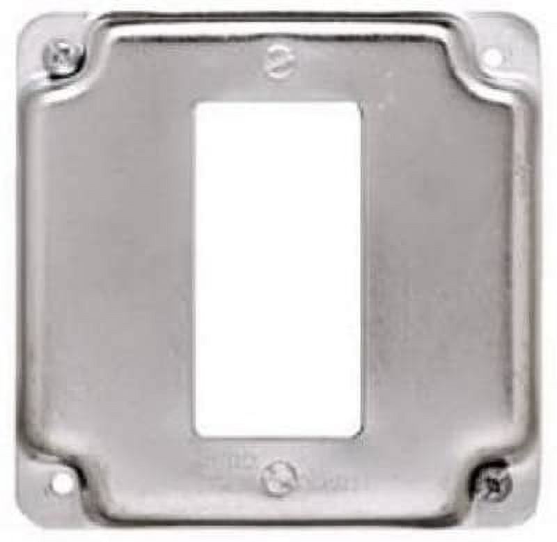 5 each: Raco 4 Square Steel Electrical Box Cover 808C - Walmart.com