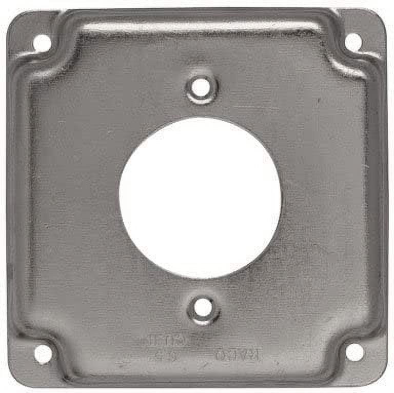 5 each: Raco 4 Square Steel Electrical Box Cover 811C - Walmart.com