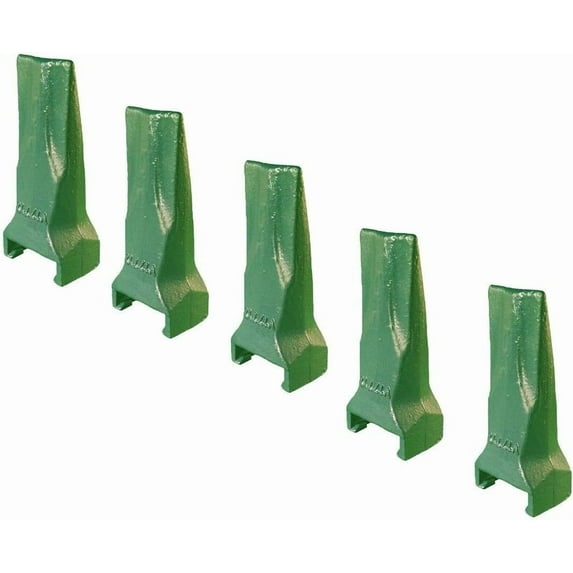 5 - fits Esco Style - Super V - Backhoe/Mini Ex Bucket Dirt Teeth ...