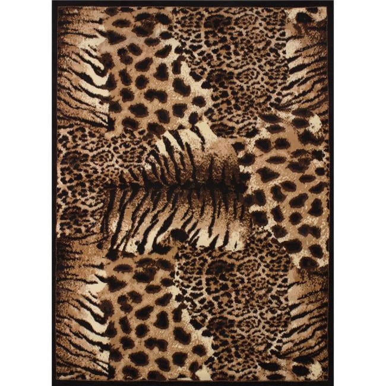 5 ft. 3 in. x 7 ft. 2 in. Legends Painted Skins Area Rug, Multicolor ...