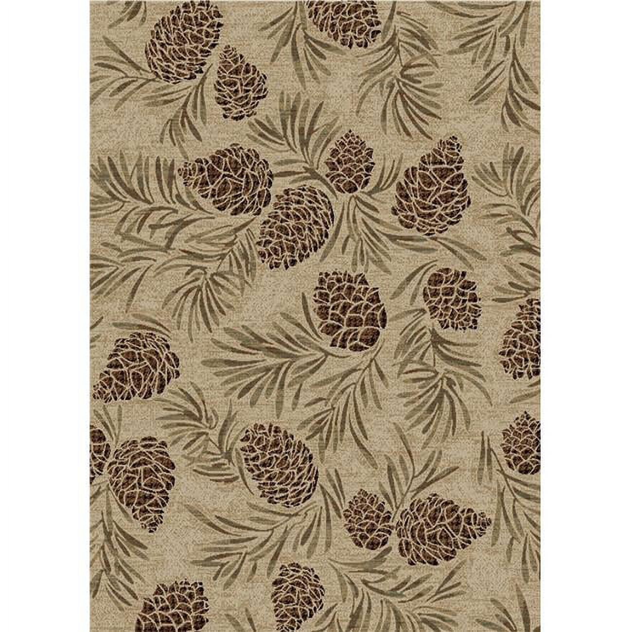 5 ft. 3 in. x 7 ft. 3 in. American Destination Pine Grove Area Rug ...